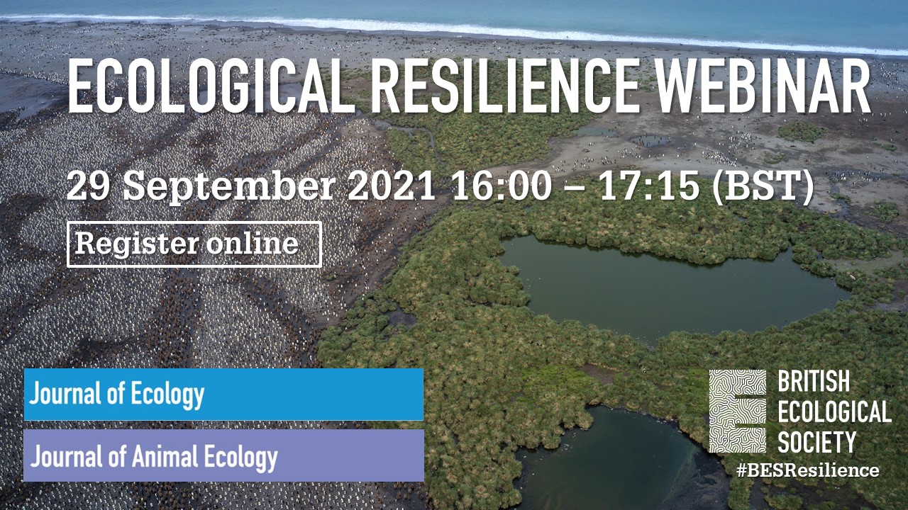 British Ecological Society: Ecological Resilience Webinar – QUADRAT